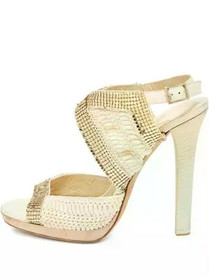 JIMMY CHOO Leather Heeled Sandals