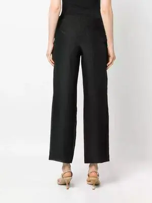 Giorgio Armani 2000s Wide-legged Silk Trousers