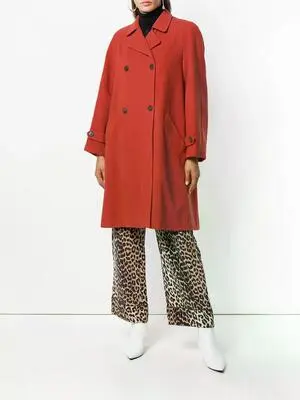 JEAN PAUL GAULTIER Oversized Double-breasted Wool Coat