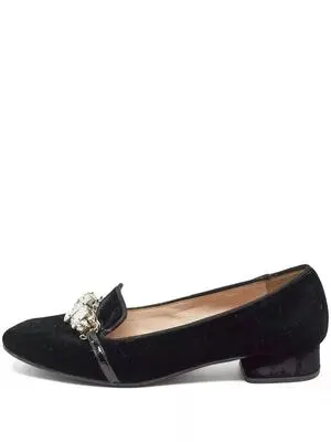 Miu Miu Crystal-embellished Ballet Flats