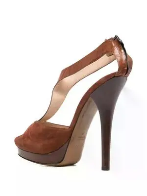 Fendi 2010 150mm T-strap Sandals