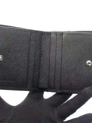 Prada 2013-2025 Saffiano-trimmed Tessuto Zip Bifold Wallet Small Wallets