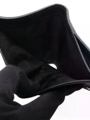Prada 2013-2025 Saffiano-trimmed Tessuto Zip Bifold Wallet Small Wallets