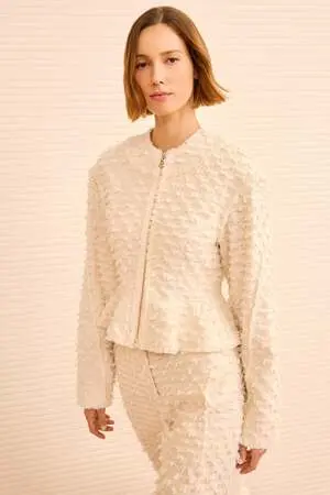 Ulla Johnson Rosalind Zip Peplum Jacket