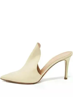 GIANVITO ROSSI Patent-finish Mules