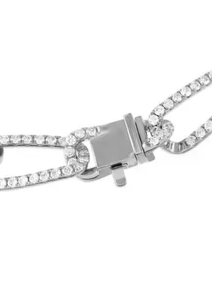 LB EXCLUSIVE 18k White Gold Diamond Chain Bracelet