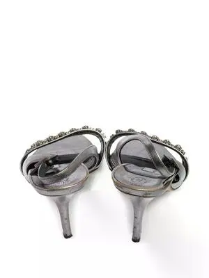 GINA 90mm Crystal-embellished Sandals