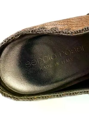 SERGIO ROSSI Embellished Heeled Mules