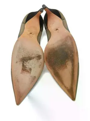 Dior 110mm Mesh Suede Pumps