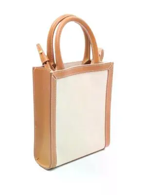 Celine 2000s Mini Vertical Cabas Two-way Handbag - Brown