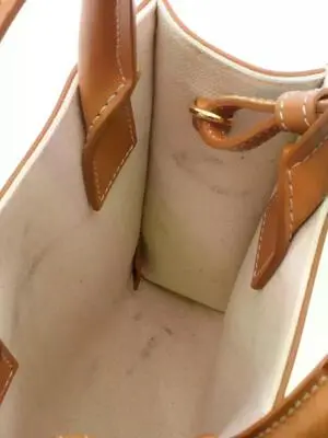 Celine 2000s Mini Vertical Cabas Two-way Handbag - Brown