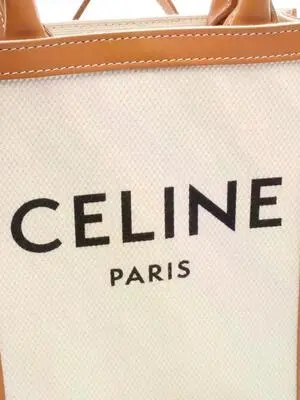 Celine 2000s Mini Vertical Cabas Two-way Handbag - Brown