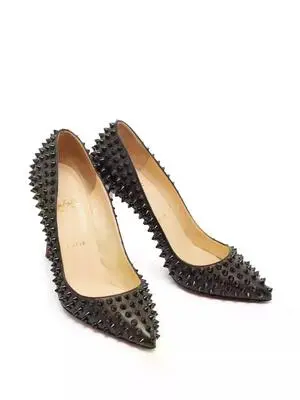 CHRISTIAN LOUBOUTIN 100mm Spike-embellished Pointed-toe Pumps