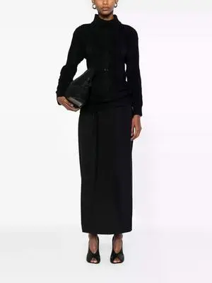 Issey Miyake 1980s Turtleneck Textured Sweater