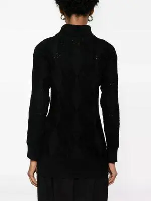 Issey Miyake 1980s Turtleneck Textured Sweater
