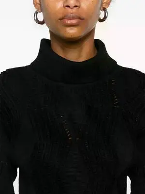 Issey Miyake 1980s Turtleneck Textured Sweater
