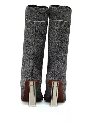 Vetements 90mm Metallic Sock Boots - Black