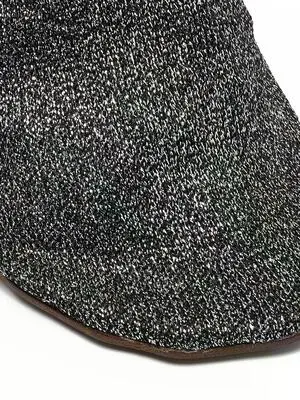 Vetements 90mm Metallic Sock Boots - Black