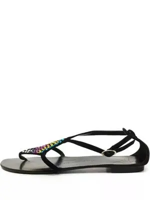GIUSEPPE ZANOTTI Crystal-embellished Sandals
