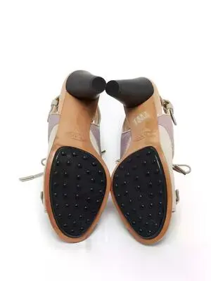 TOD'S Two-tone 100mm Sandals