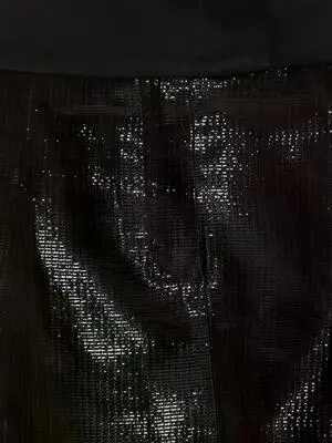 Escada Metallic Pencil Midi Skirt