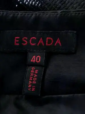 Escada Metallic Pencil Midi Skirt