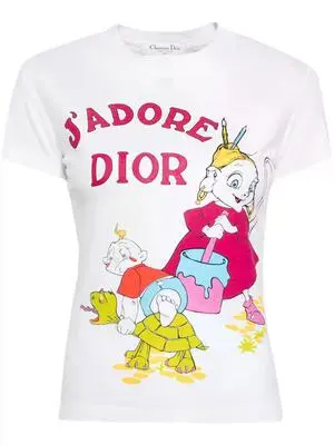 Dior Graphic T-shirts For Women