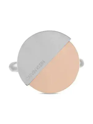 Calvin Klein Two-tone Design Ring - Silver
