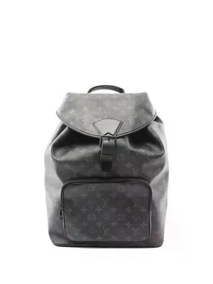 LOUIS VUITTON 2021 Montsouris Monogram Backpack - Grey