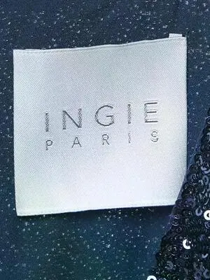 INGIE PARIS Sequinned Chain-belt Mini Dress