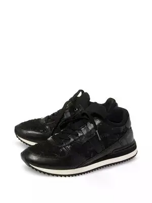 Dolce & Gabbana Lace-panel Leather Sneakers