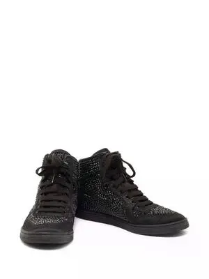 Gucci Coda Crystal Embellished High-top Sneakers