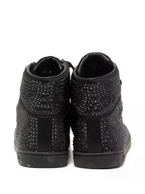 Gucci Coda Crystal Embellished High-top Sneakers