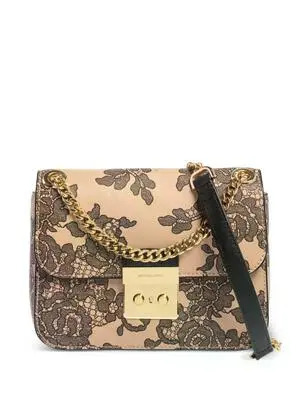 Printed Crossbody Bags with Chain Strap