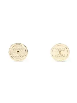 Miu Miu Logo-plaque Earrings