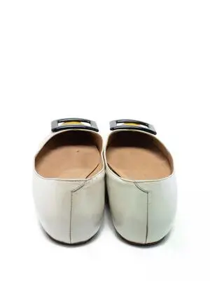 ROGER VIVIER Trompette Buckle-embellished Ballet Flats