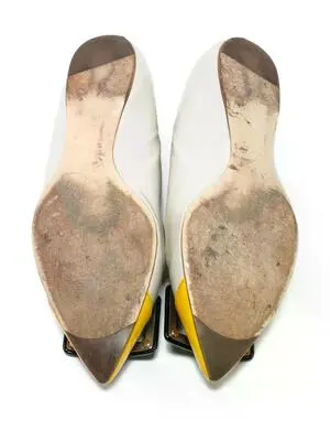 ROGER VIVIER Trompette Buckle-embellished Ballet Flats