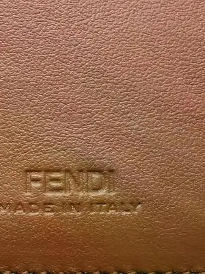 Fendi 2020s Denim Leather Wallet