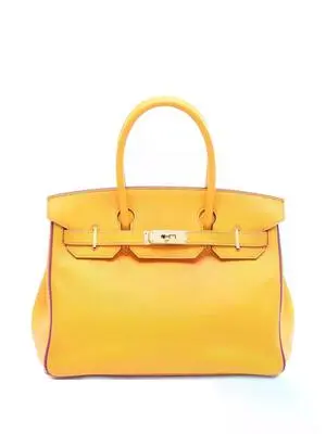 Hermès Birkin 30 Verso Handbag - Orange