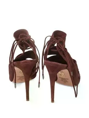 AQUAZZURA 110mm Sloane Open-toe Sandals - Red