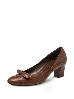 FERRAGAMO Leather Heeled Pumps