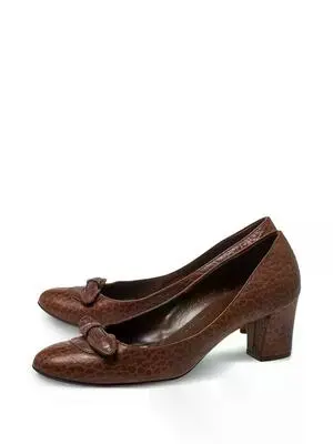 FERRAGAMO Leather Heeled Pumps