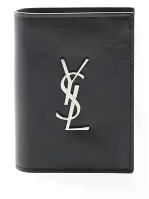 Saint Laurent 2020s Logo Cassandra Card Case - Black