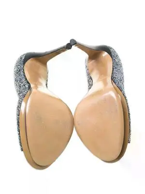 NICHOLAS KIRKWOOD 130mm Glittered Peep-toe Pumps