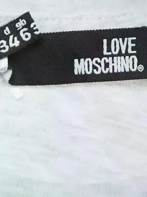 Moschino Heart-print T-shirt - Grey