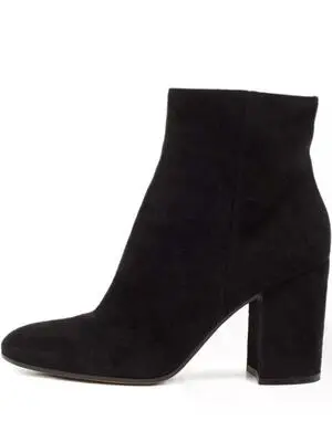 Women's Black Block Heel Boots
