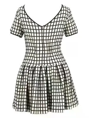 ANNIE P. Check-pattern Dress