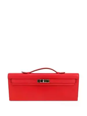 Hermès 2010 Kelly Cut Pouch - Red