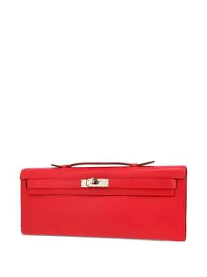 Hermès 2010 Kelly Cut Pouch - Red