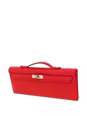 Hermès 2010 Kelly Cut Pouch - Red